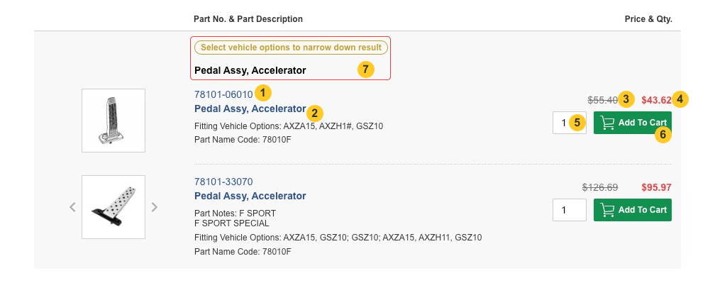 Help Me Locate a Part Using the Parts Catalog - Toyota Parts Deal Help ...
